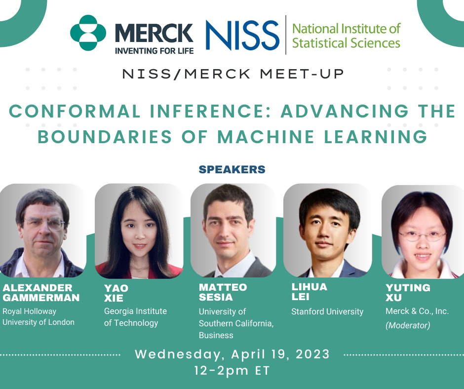 NISS/Merck Meetup: Conformal Inference: Advancing the Boundaries of Machine Learning | National ...